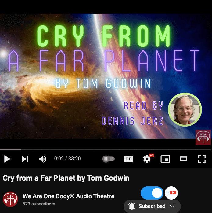 Cry from a Far Planet by Tom Godwin (WAOB Audio Theatre; read by Dennis Jerz) - Jerz's Literacy ...